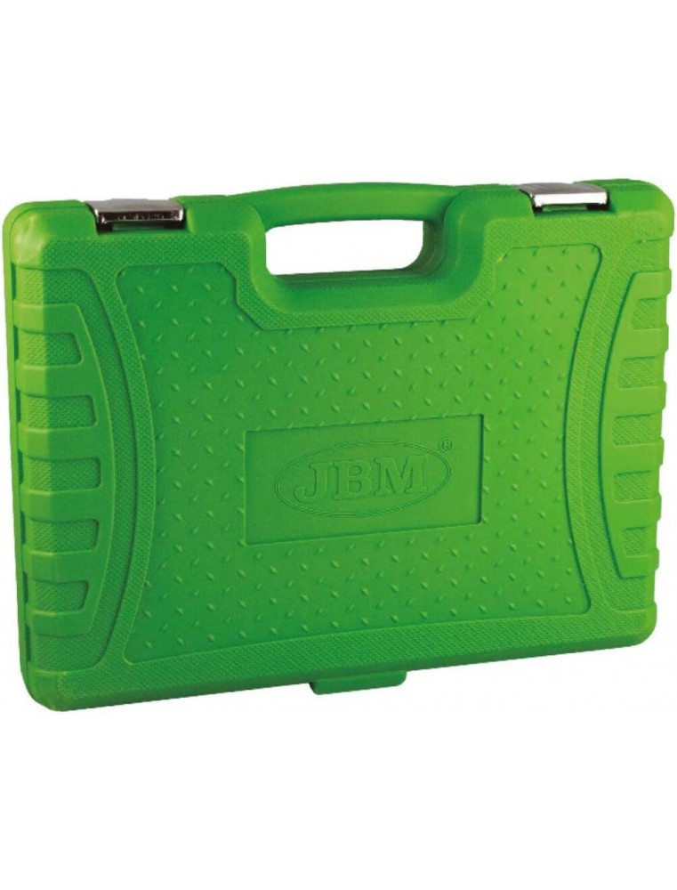 Estuche de Herramientas con Vasos Hexagonales de 216 Piezas